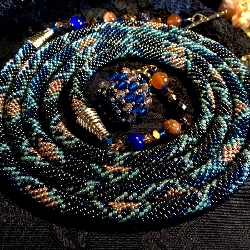 Crochet Lariat - Etsy