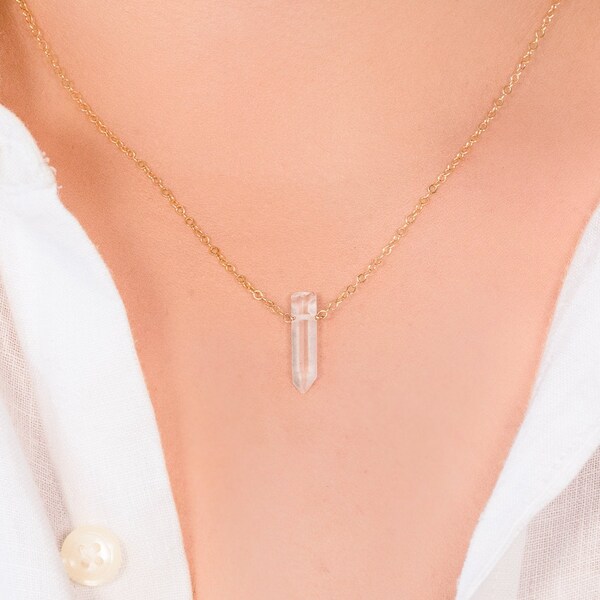 Quartz Necklace - Etsy