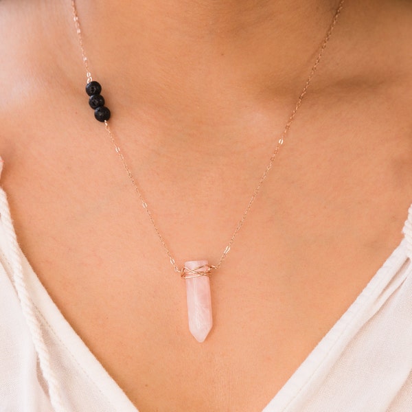 Lava Rock Diffuser Necklace - Etsy