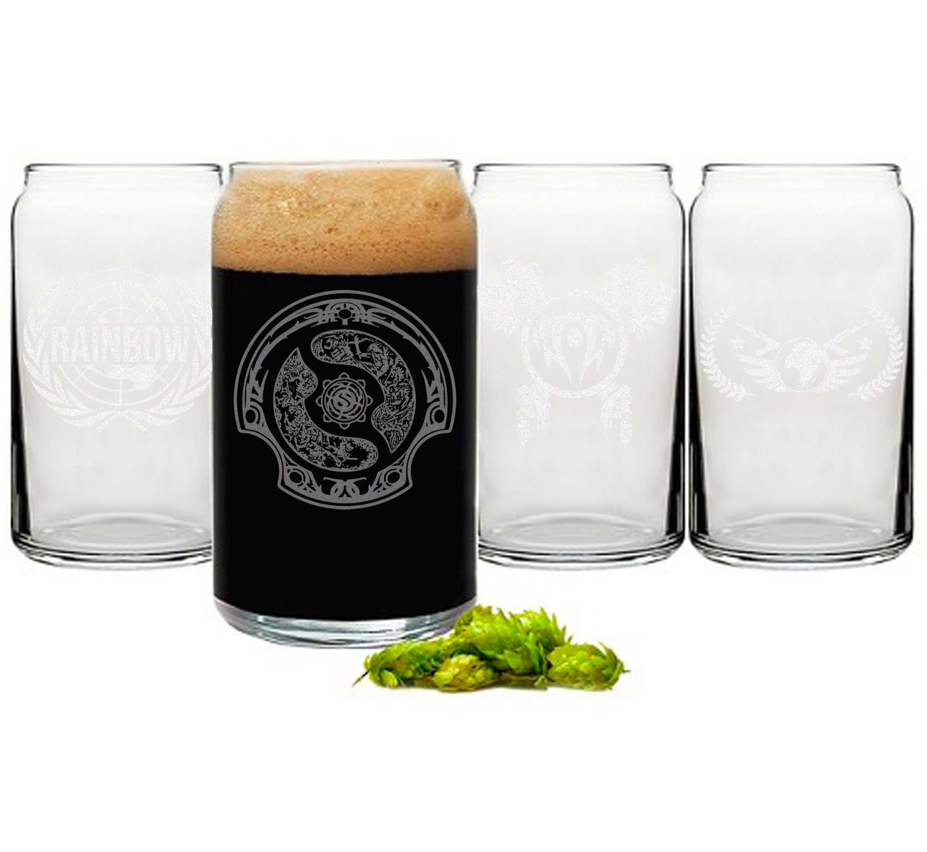 Glass for Gamer, Cybersport Beer Glass, Gift for Gamer, Beer Can Glass ...