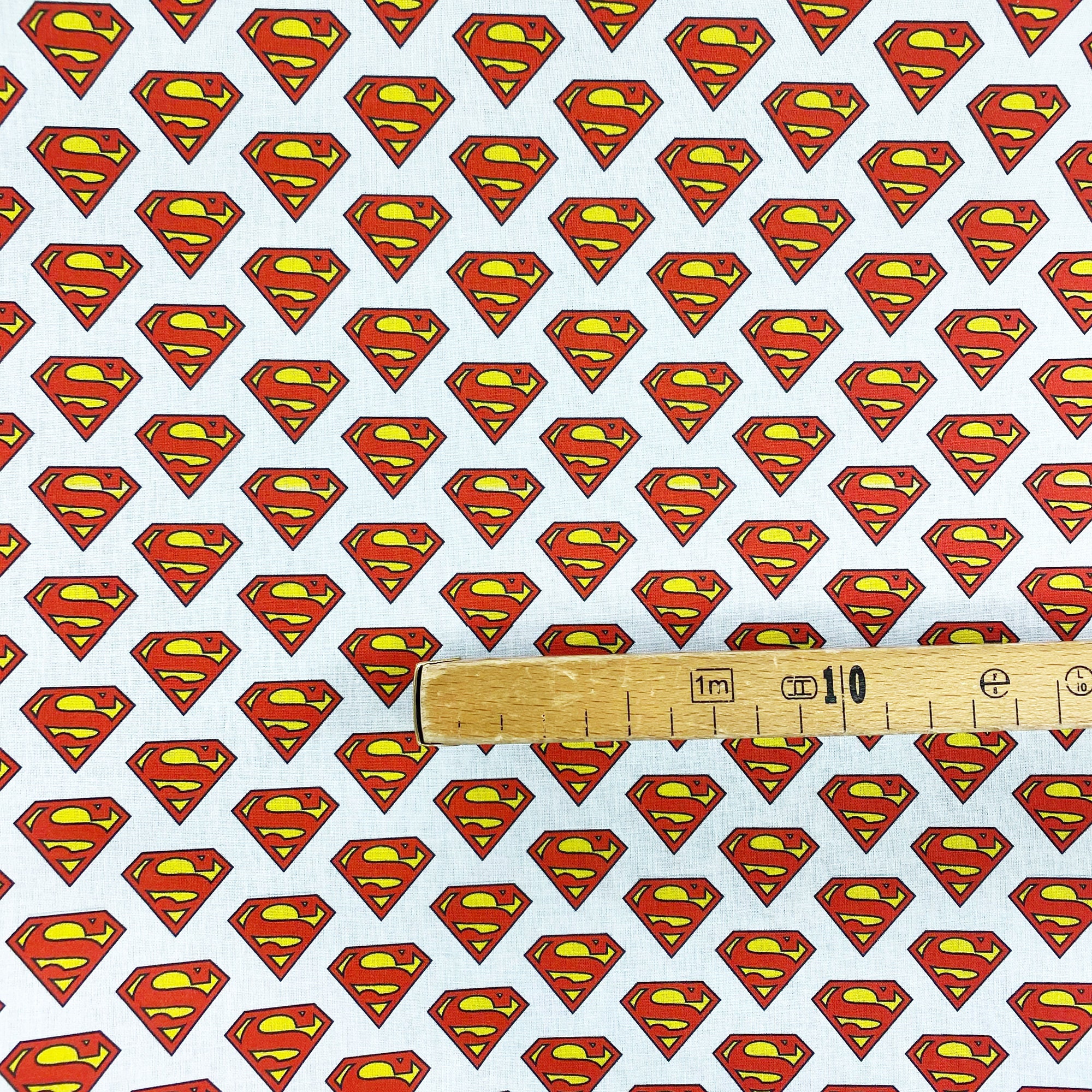 Superman Printed Cotton Fabric - Etsy