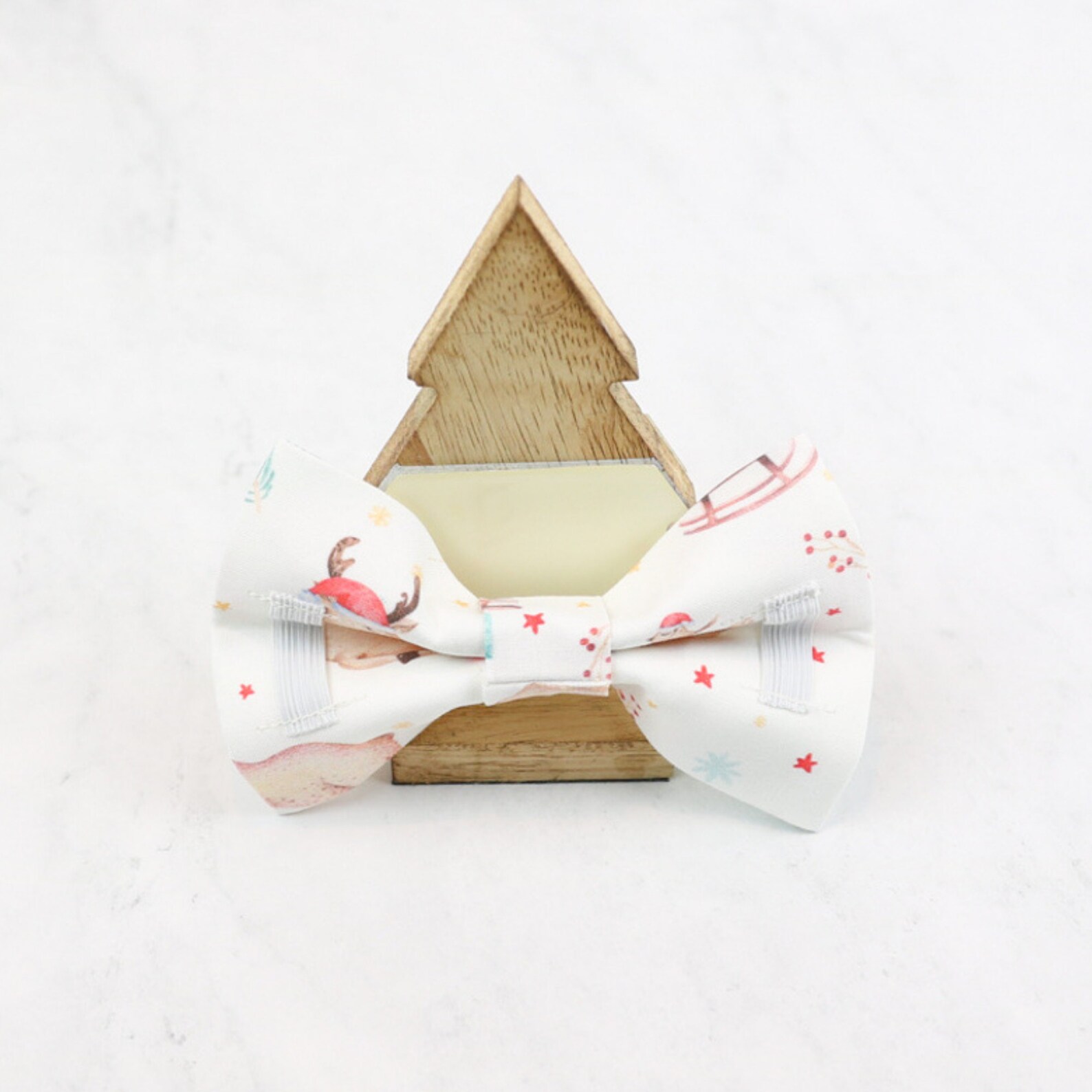 Christmas Dog Bow Tie Reindeer Bow Tie Bear Bow Tie Holiday | Etsy