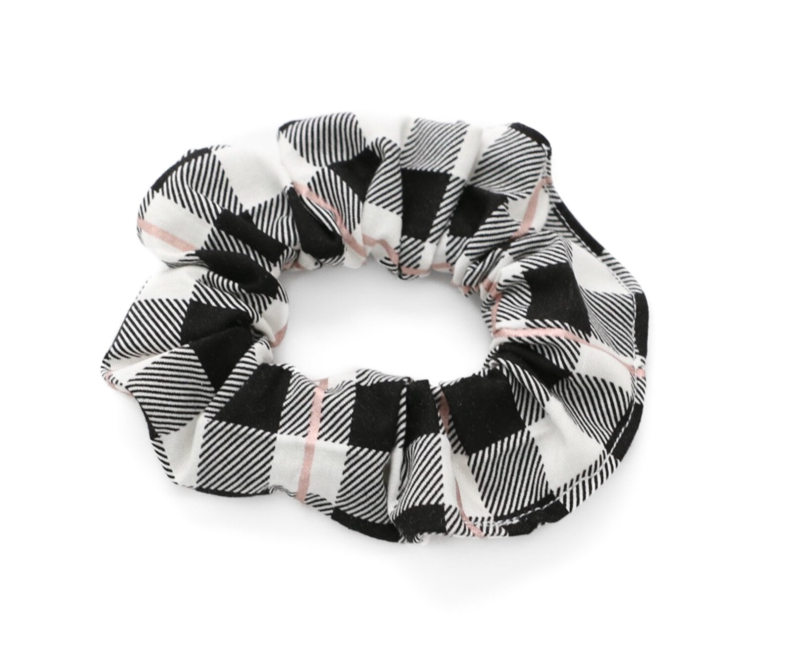 Buffalo Plaid Scrunchie Fall Rose Gold Plaid Fall Hair - Etsy