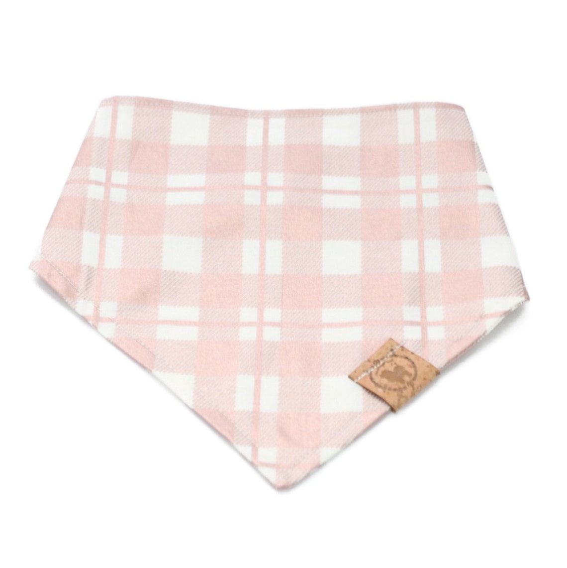 Rose Gold Plaid Dog Bandana Blush Pink Dog Bandana Fall Dog | Etsy