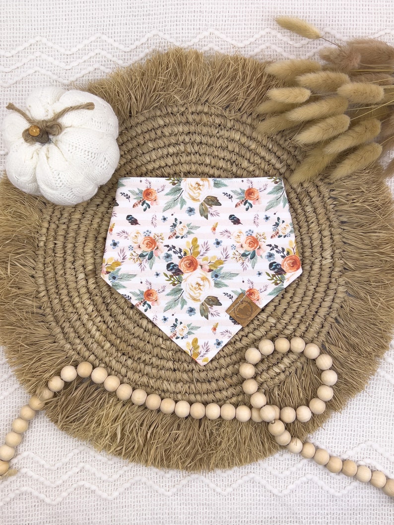 Floral Dog Bandanas Fall Floral Dog Bandana Fall Dog - Etsy