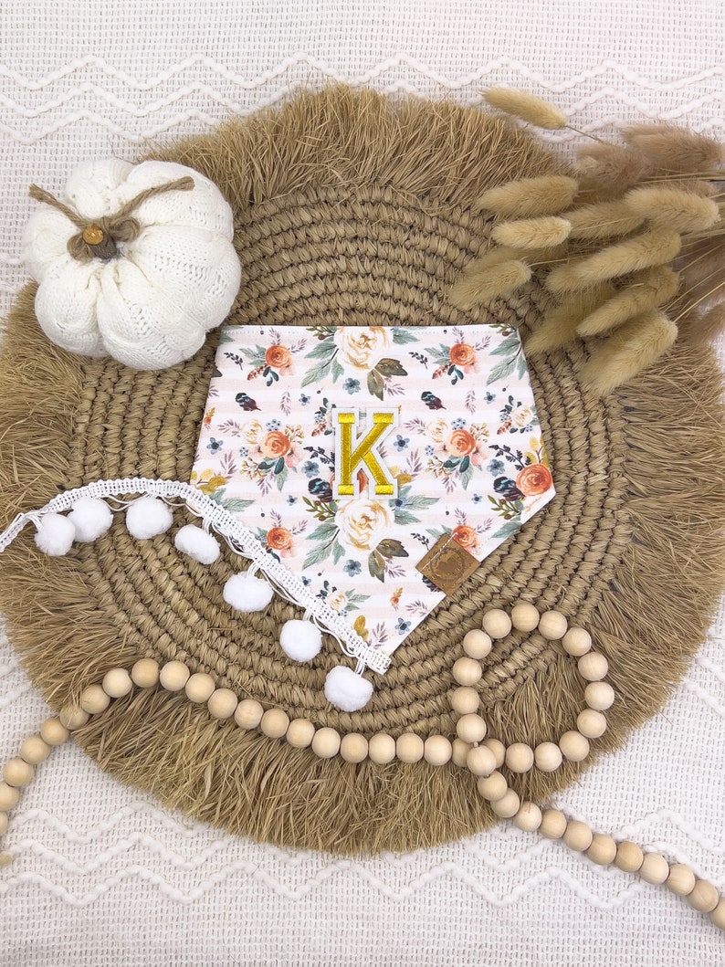 Floral Dog Bandanas Fall Floral Dog Bandana Fall Dog - Etsy