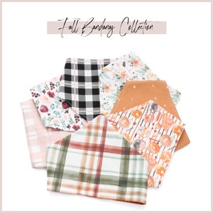 Rose Gold Plaid Dog Bandana Blush Pink Dog Bandana Fall Dog - Etsy