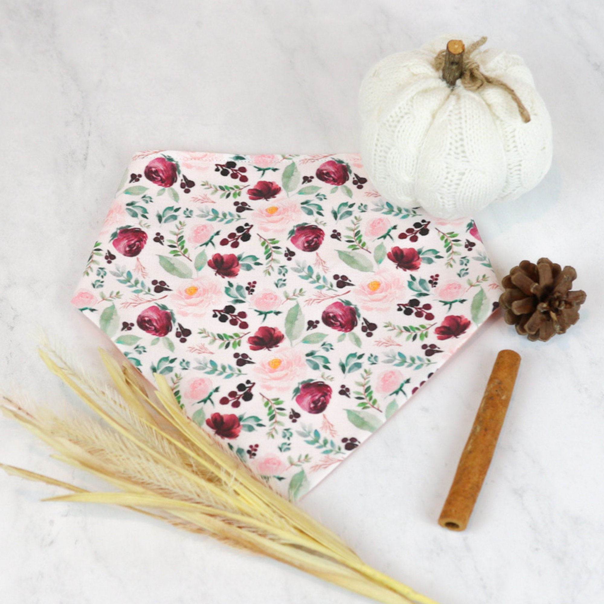 Fall Floral Dog Bandana Boho Dog Bandana Fall Dog Bandana - Etsy