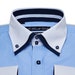 Men’s Shirt Smart Casual Formal Double Collar Longsleeve - Oxford ...