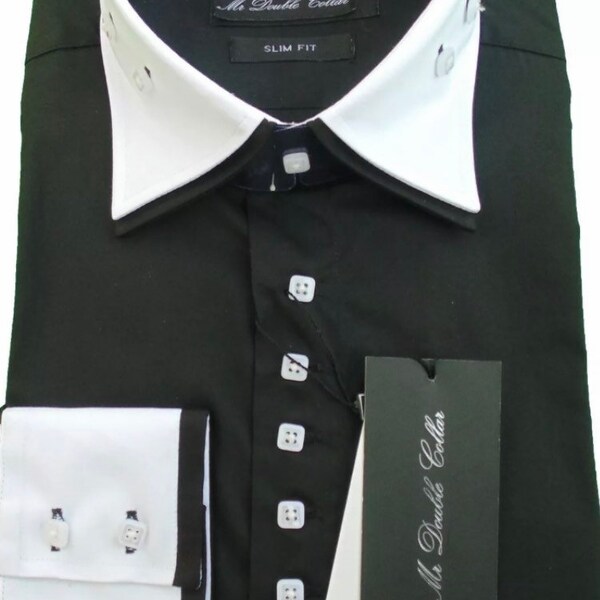 Double Collar Shirt - Etsy