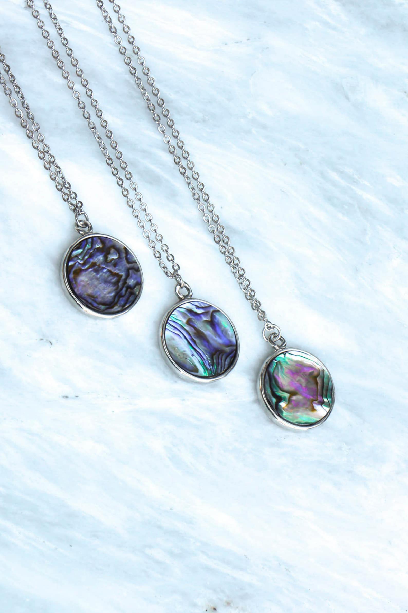 Abalone Shell Necklace Abalone Pendant Abalone Drop - Etsy