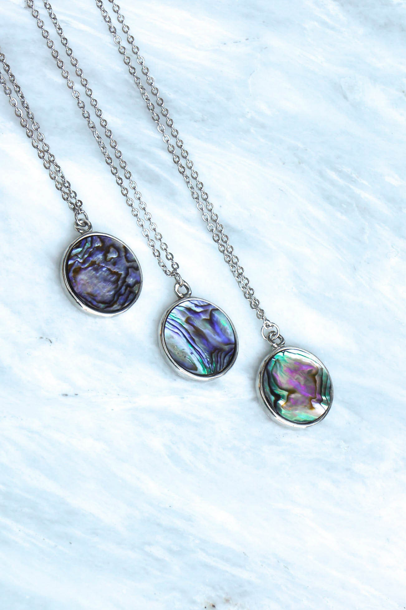 Abalone Shell Necklace Abalone Pendant Abalone Drop - Etsy