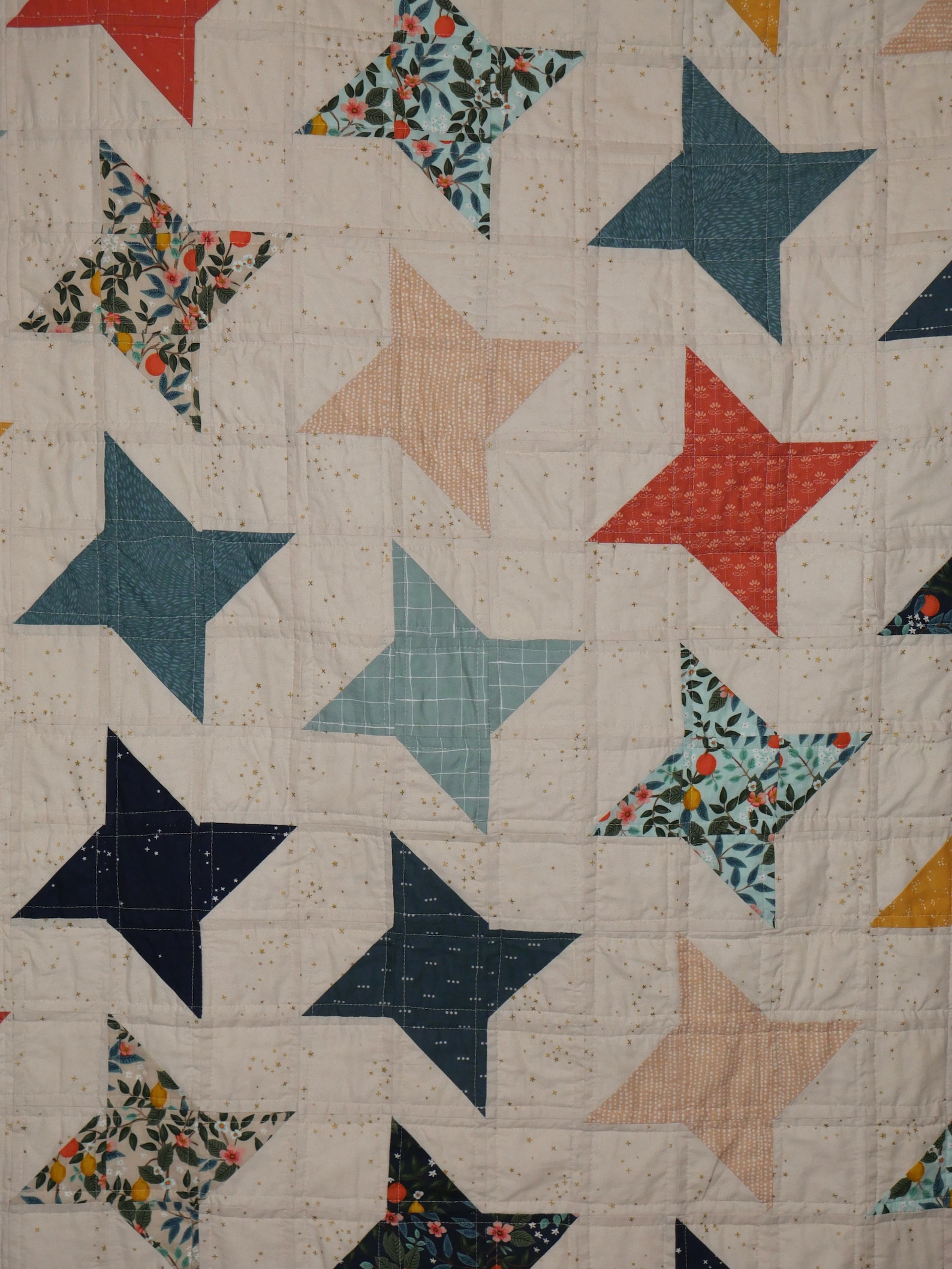 Friendship Stars Quilt Pattern, Quilt Blocks Patterns, Bed Size Quilt ...