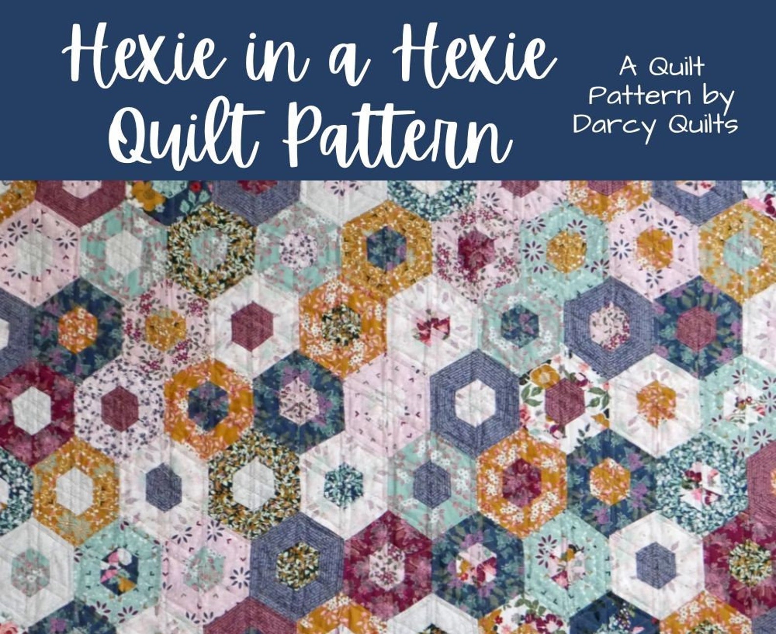 Easy Modern Hexagons Quilt Patterns Strip Piecing Quilt - Etsy