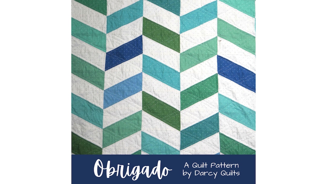 Digital Quilt Patterns, Obrigado Quilt Patterns, Quilt Pattern ...