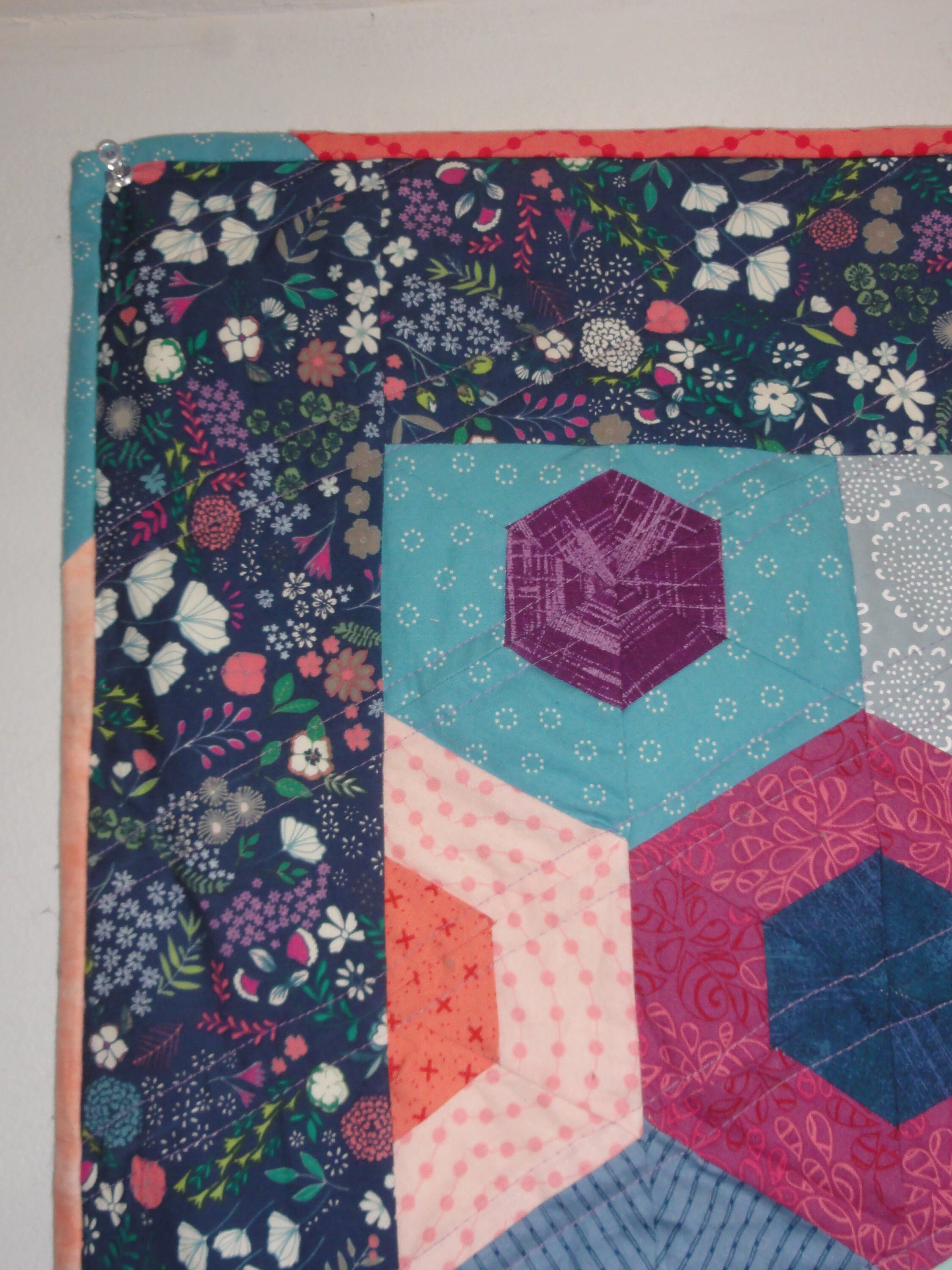 Easy Modern Hexagons Quilt Patterns Strip Piecing Quilt - Etsy