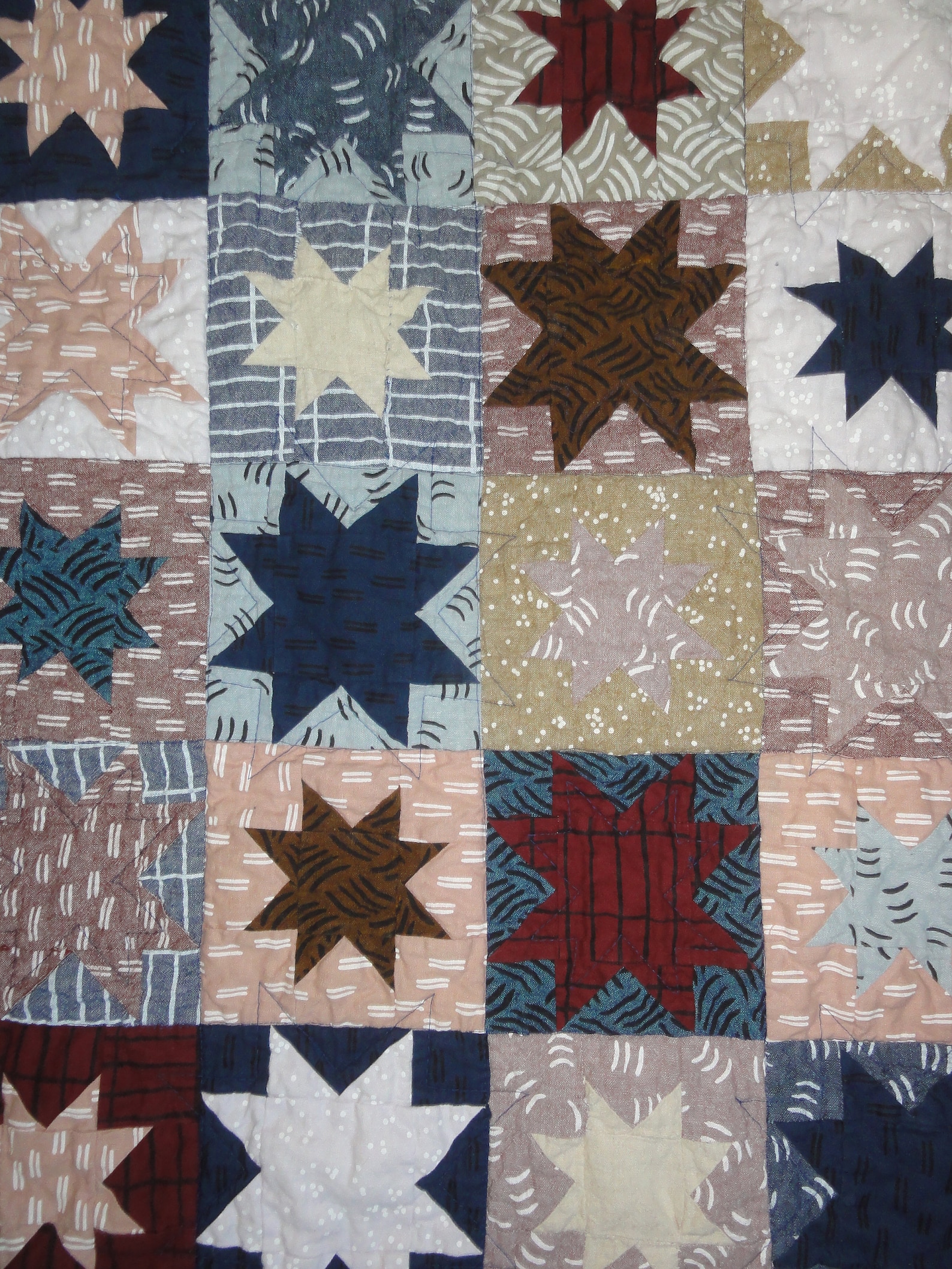 Double Stars Quilt Pattern - Modern Quilt Pattern - Digital Pattern ...