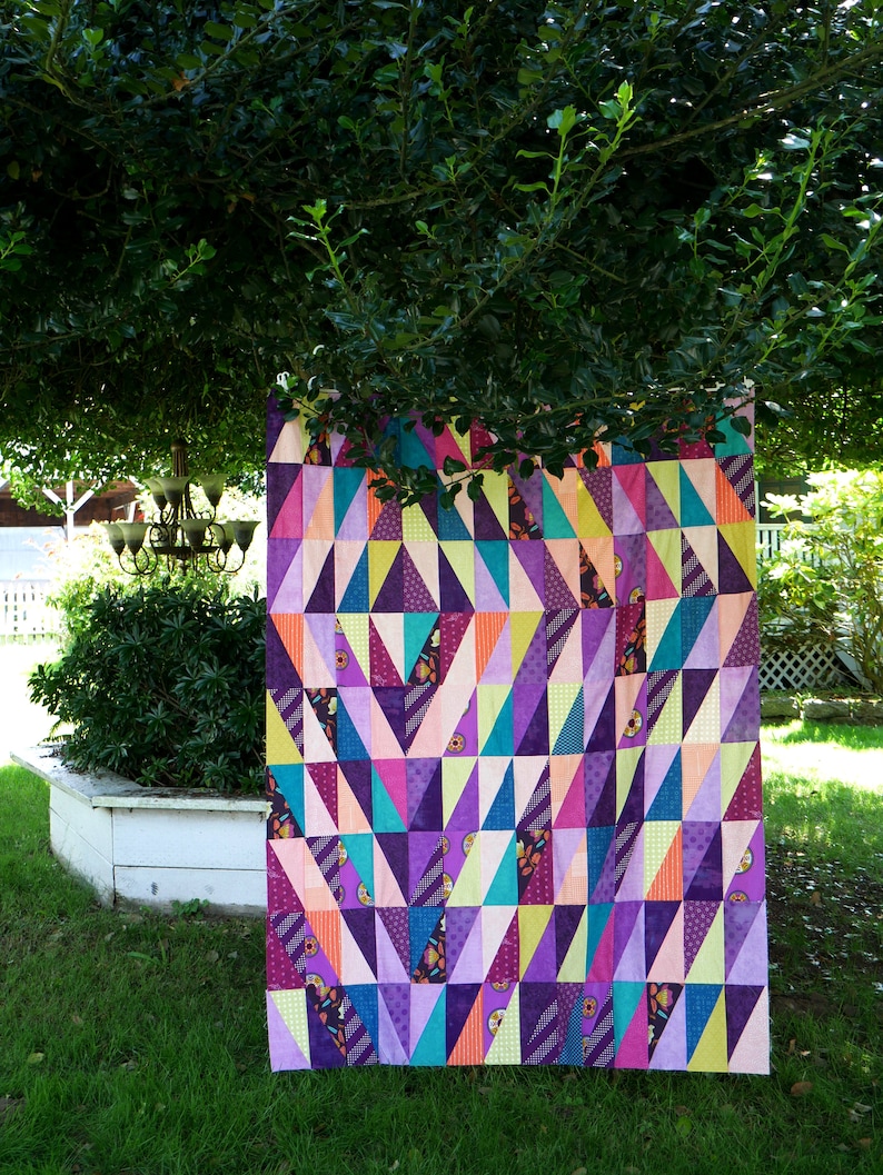 Quilt Pattern Templates Half Rectangle Triangle Quilt - Etsy