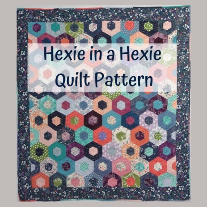 Easy Modern Hexagons Quilt Patterns Strip Piecing Quilt - Etsy