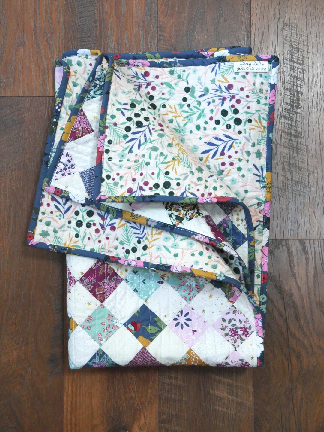 Small Quilts, Baby Blankets, Soft Nursery Decor, Flannel Quilts for ...