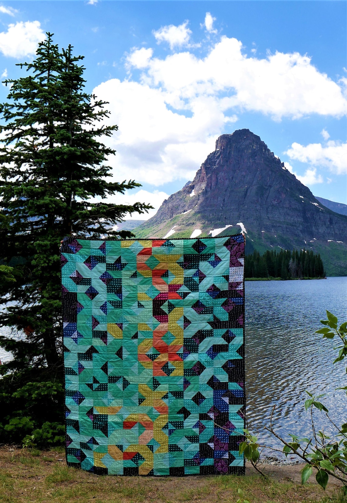 Temperature Quilt Patterns Quilted Temperature Blanket - Etsy