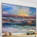 Original Large Sea Level Landscape Painting,sea Landscape Painting ...