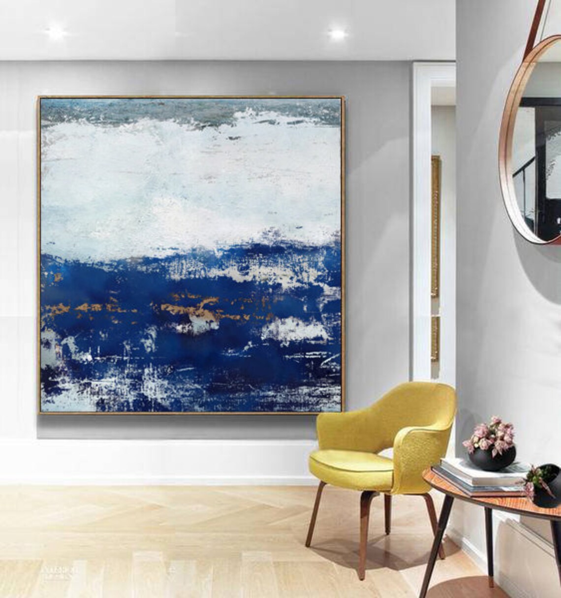 Large Original Abstract Art Paintinglarge Abstract Sky - Etsy