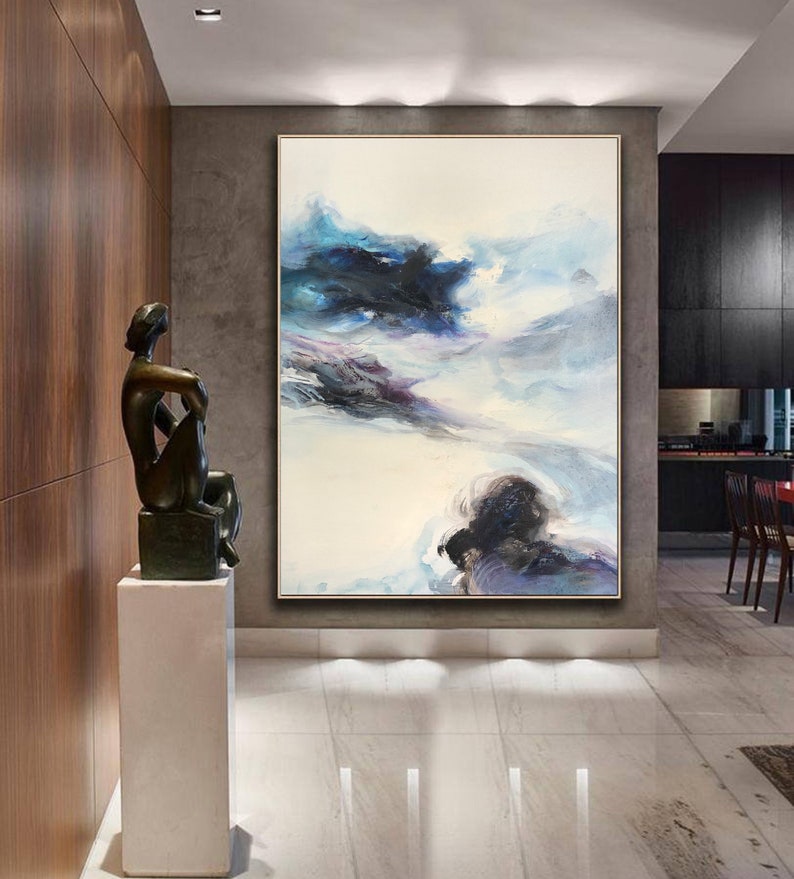 Original Large Abstract Sky Abstract Art PaintingLargeCloud | Etsy