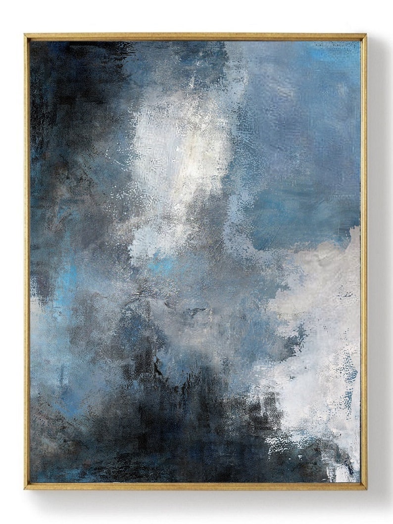 Original Blue Sky Abstract PaintingLarge Abstract SkyLarge | Etsy