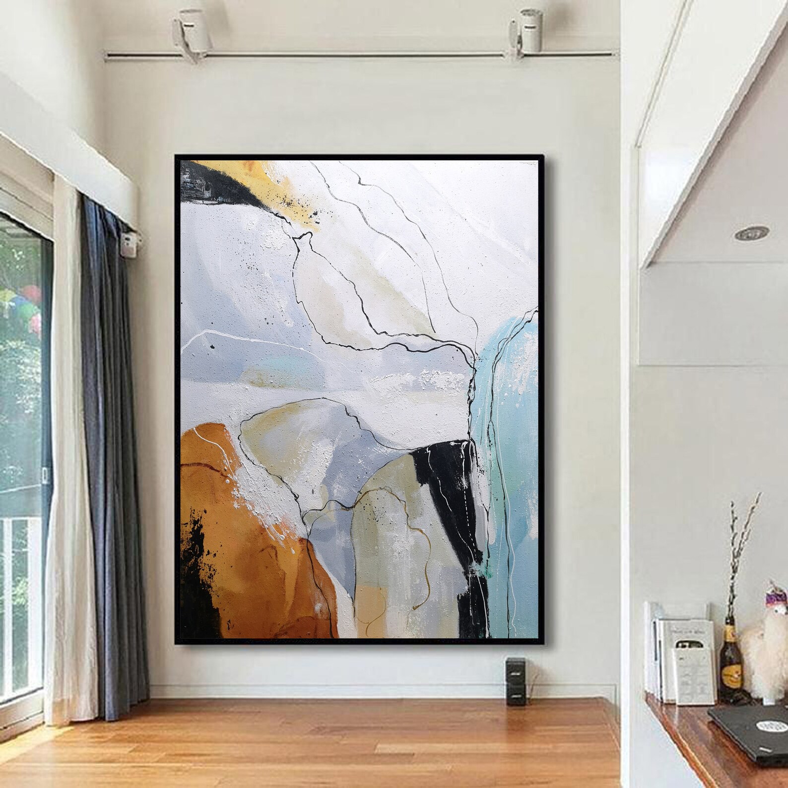 Original Abstract Painting Minimalist Abstract Painting - Etsy