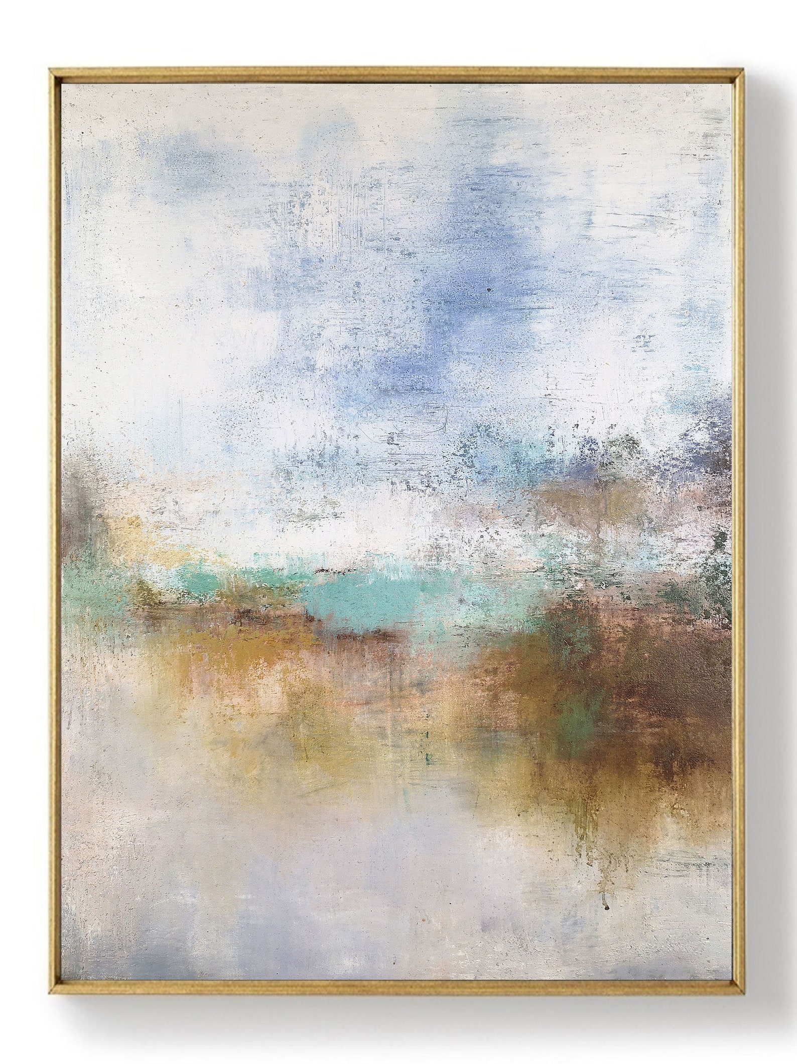 Landscape Abstract Painting Brown Abstract Painting Original - Etsy UK