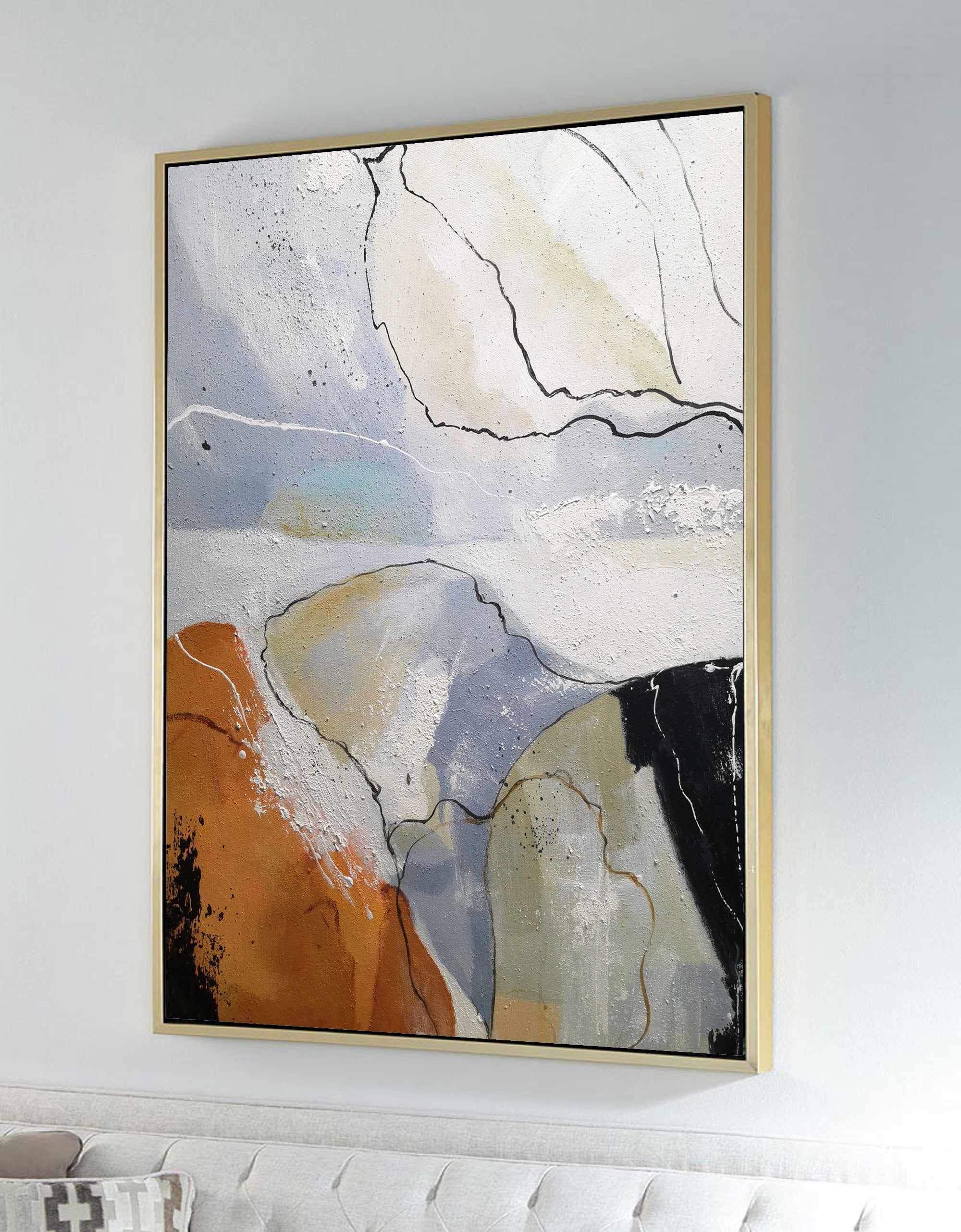 Original Abstract Painting Minimalist Abstract Painting | Etsy