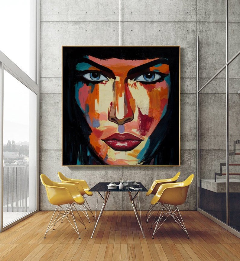 Pop Art PaintingUrban Pop ArtWomen PaintingHandmade Oil | Etsy