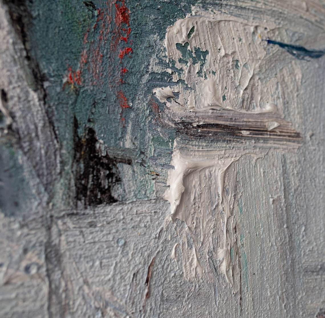 Acrylic Paintingsuper Large Texture Abstract Paintinggray - Etsy