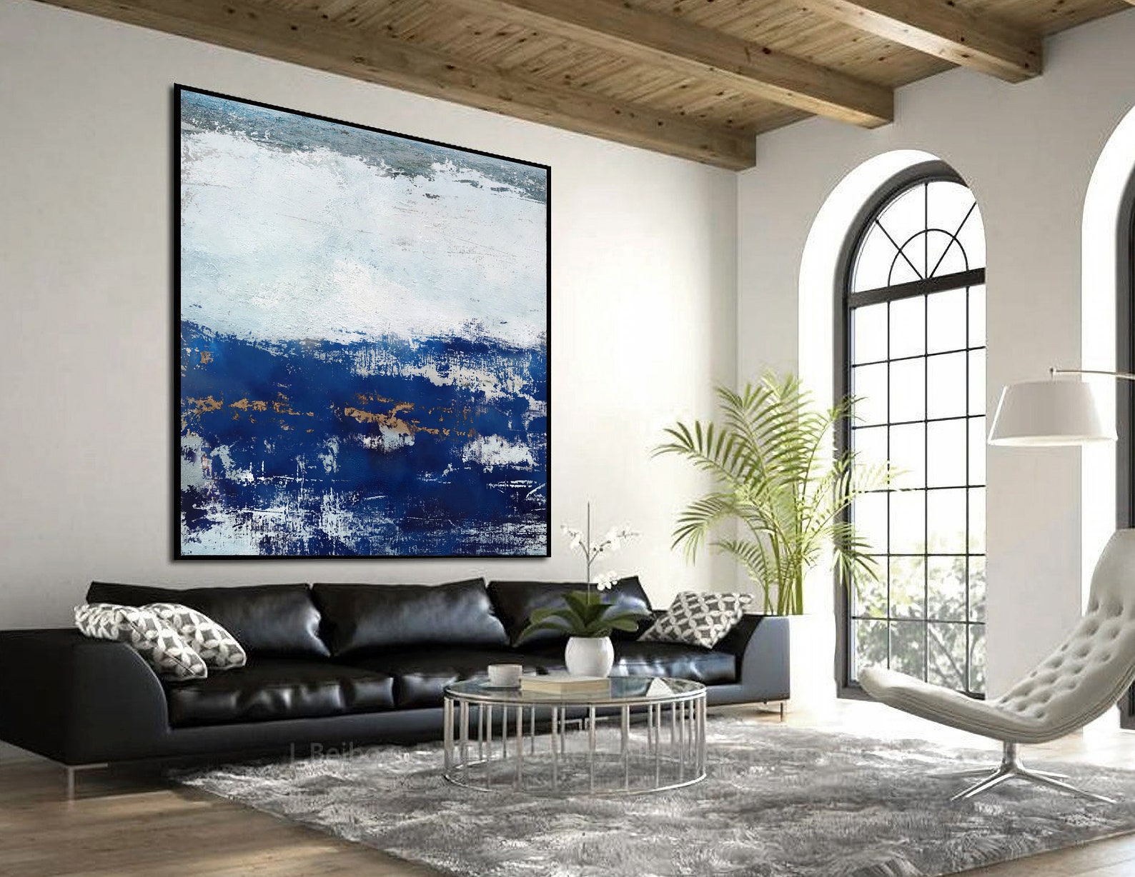 Large Original Abstract Art Paintinglarge Abstract Sky - Etsy