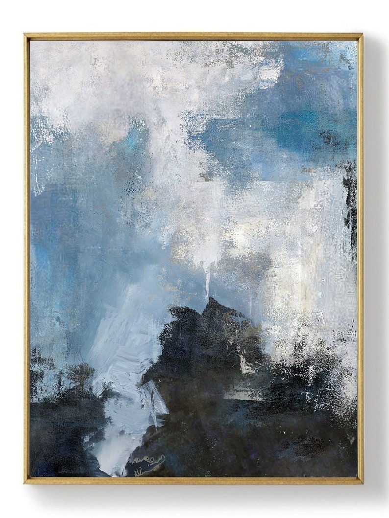 Original Cloud Abstract Paintingsky Landscape Abstract Oil - Etsy