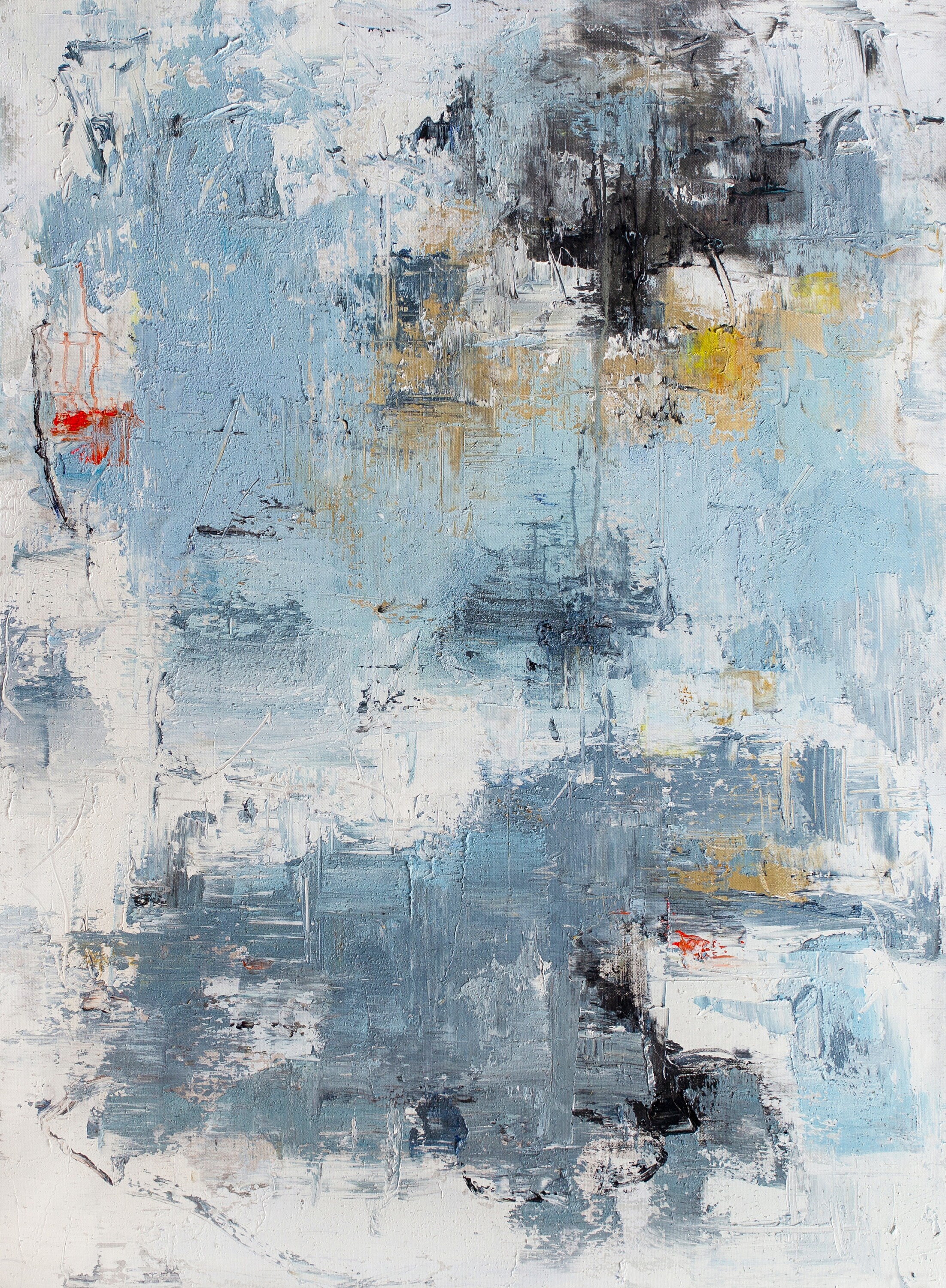 Large Blue Abstract Paintingtexture Original Abstract - Etsy