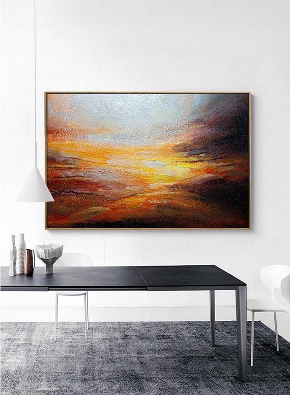 Sky Abstract Paintingoriginal Natural Landscape - Etsy