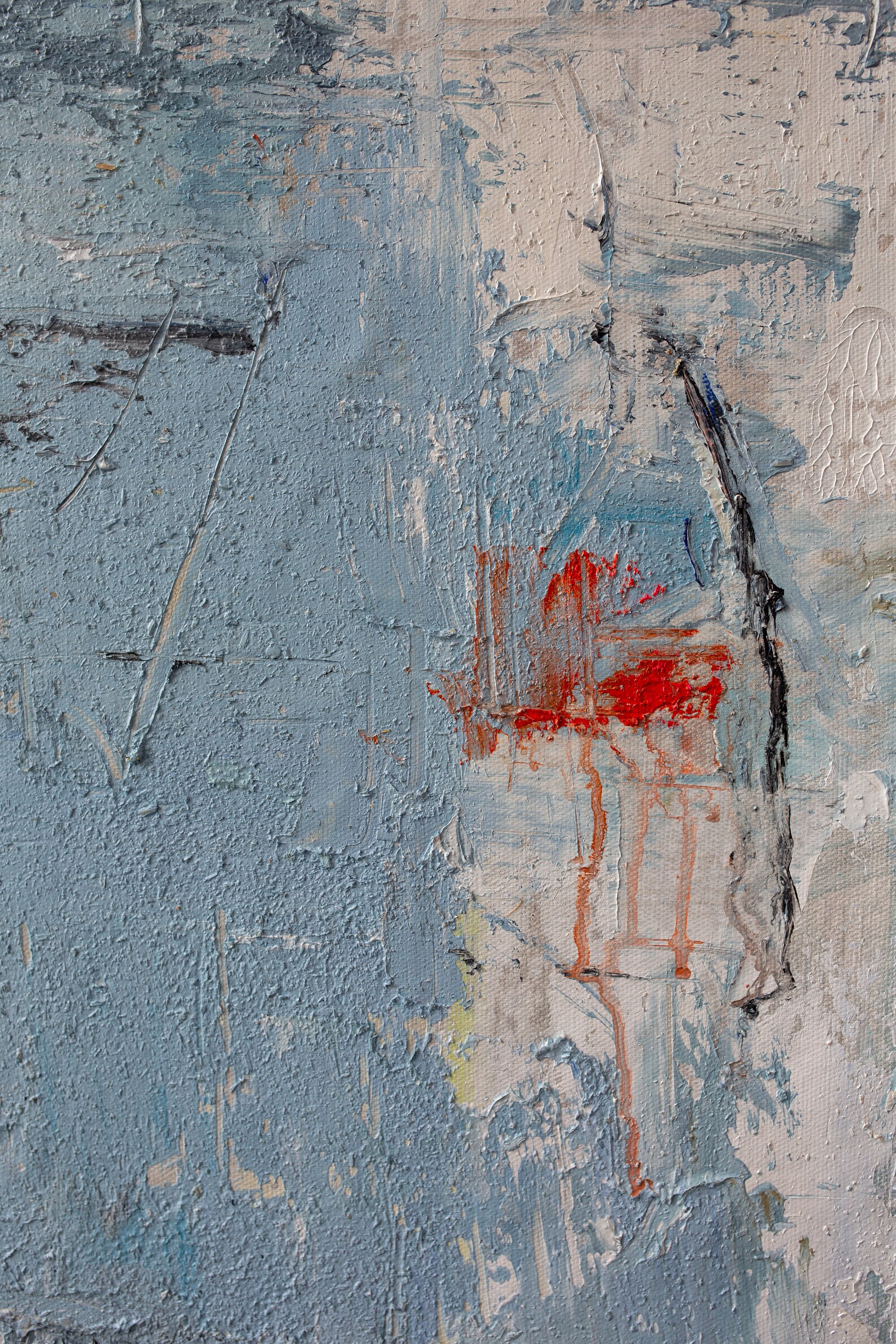 Large Blue Abstract Paintingtexture Original Abstract - Etsy