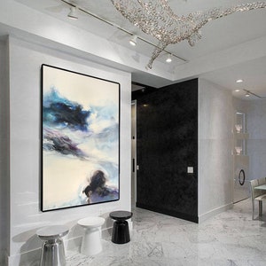 Original Large Abstract Sky Abstract Art Paintinglargecloud - Etsy