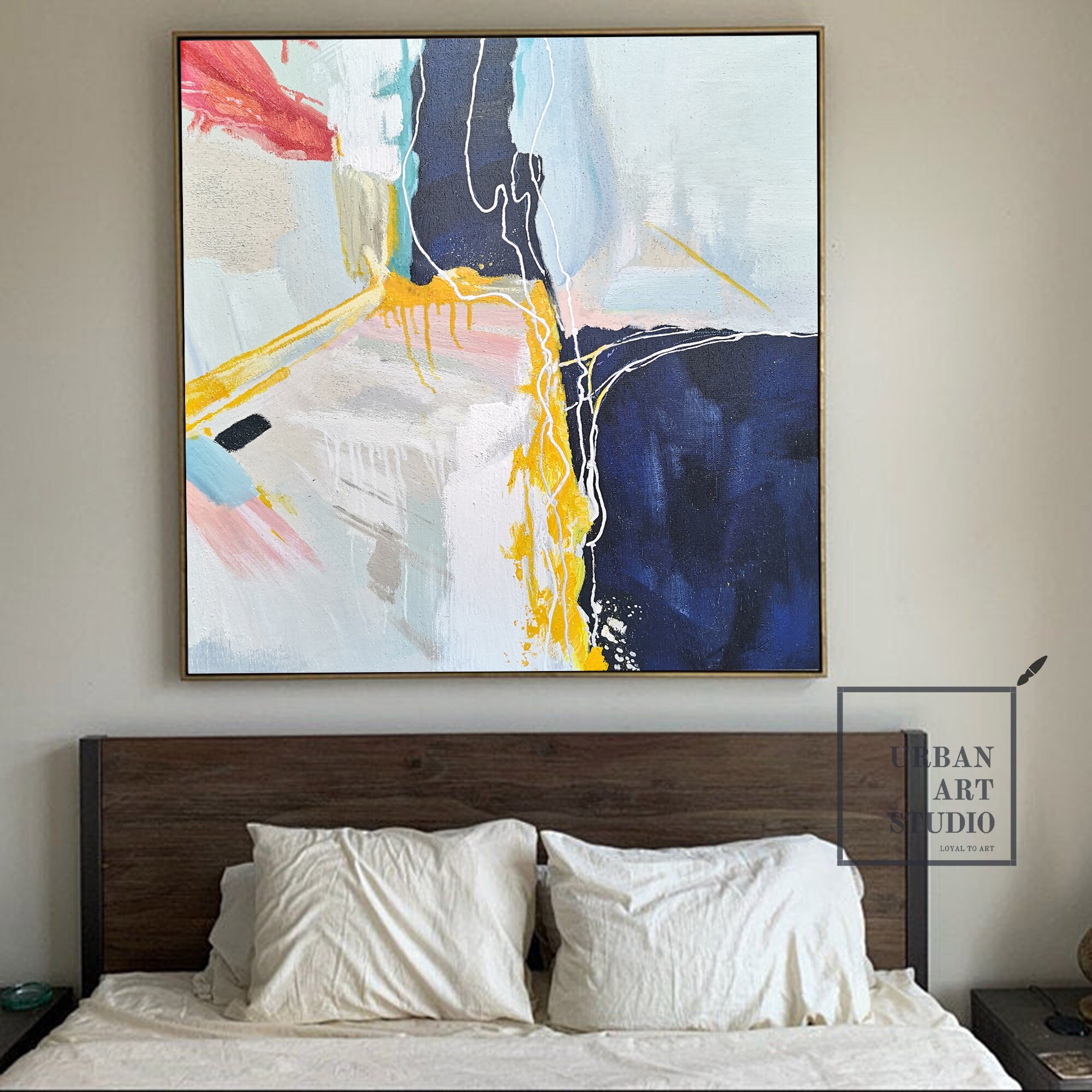 Large Abstract Painting Original Abstract Painting | Etsy