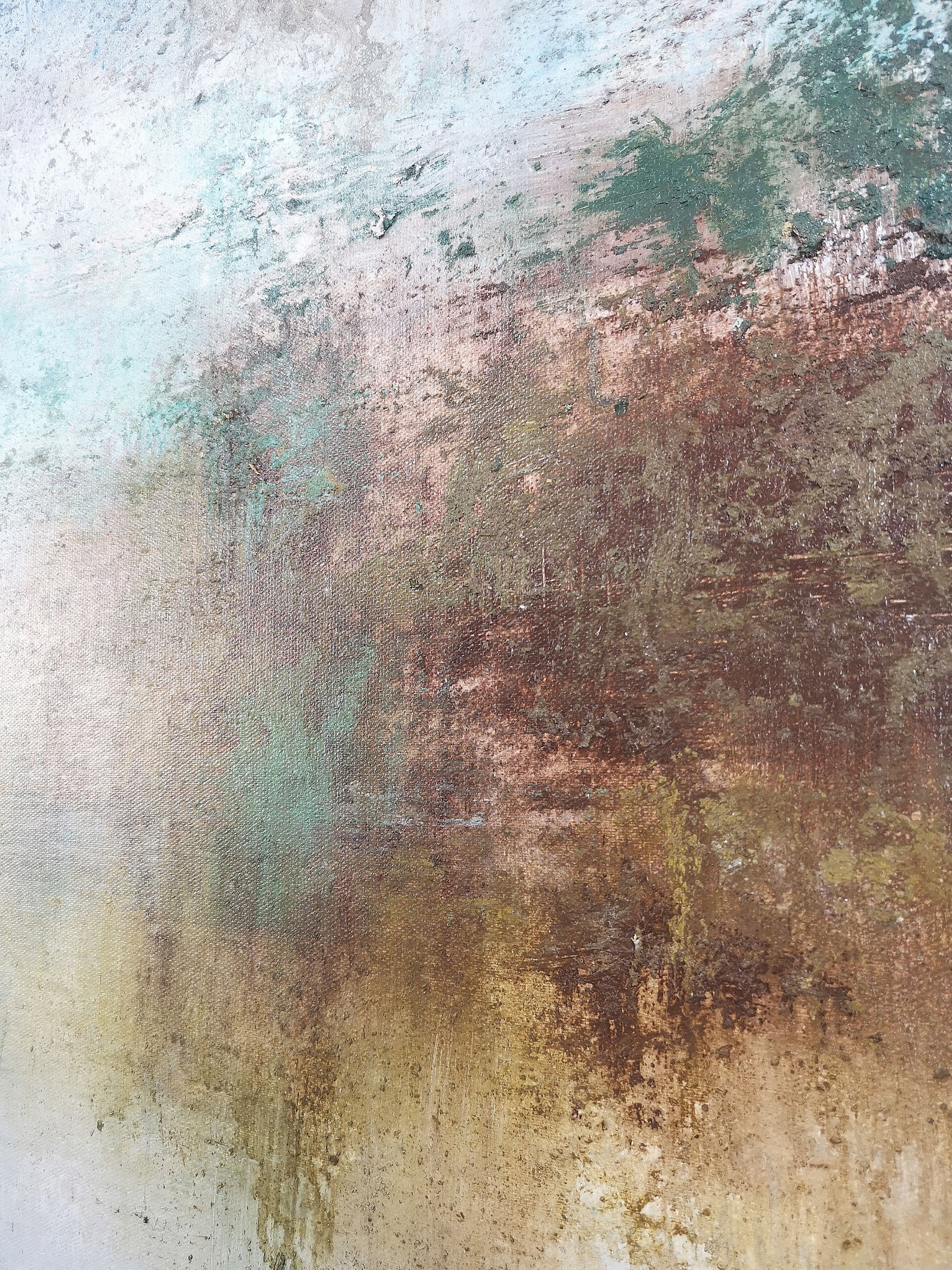 Landscape Abstract Painting Brown Abstract Painting Original - Etsy UK