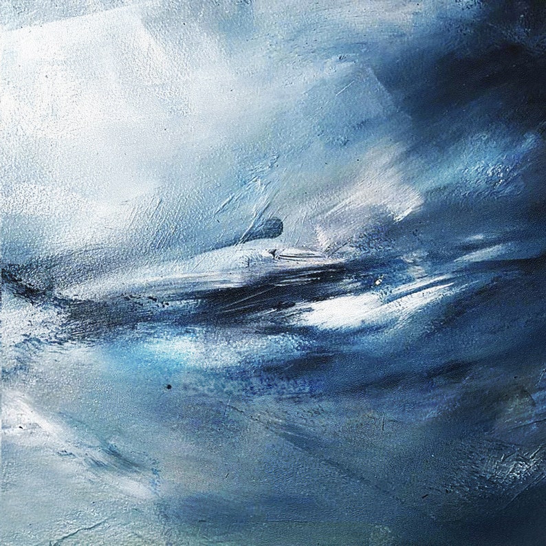 Original Sea Abstract Art PaintingAbstract Painting on | Etsy