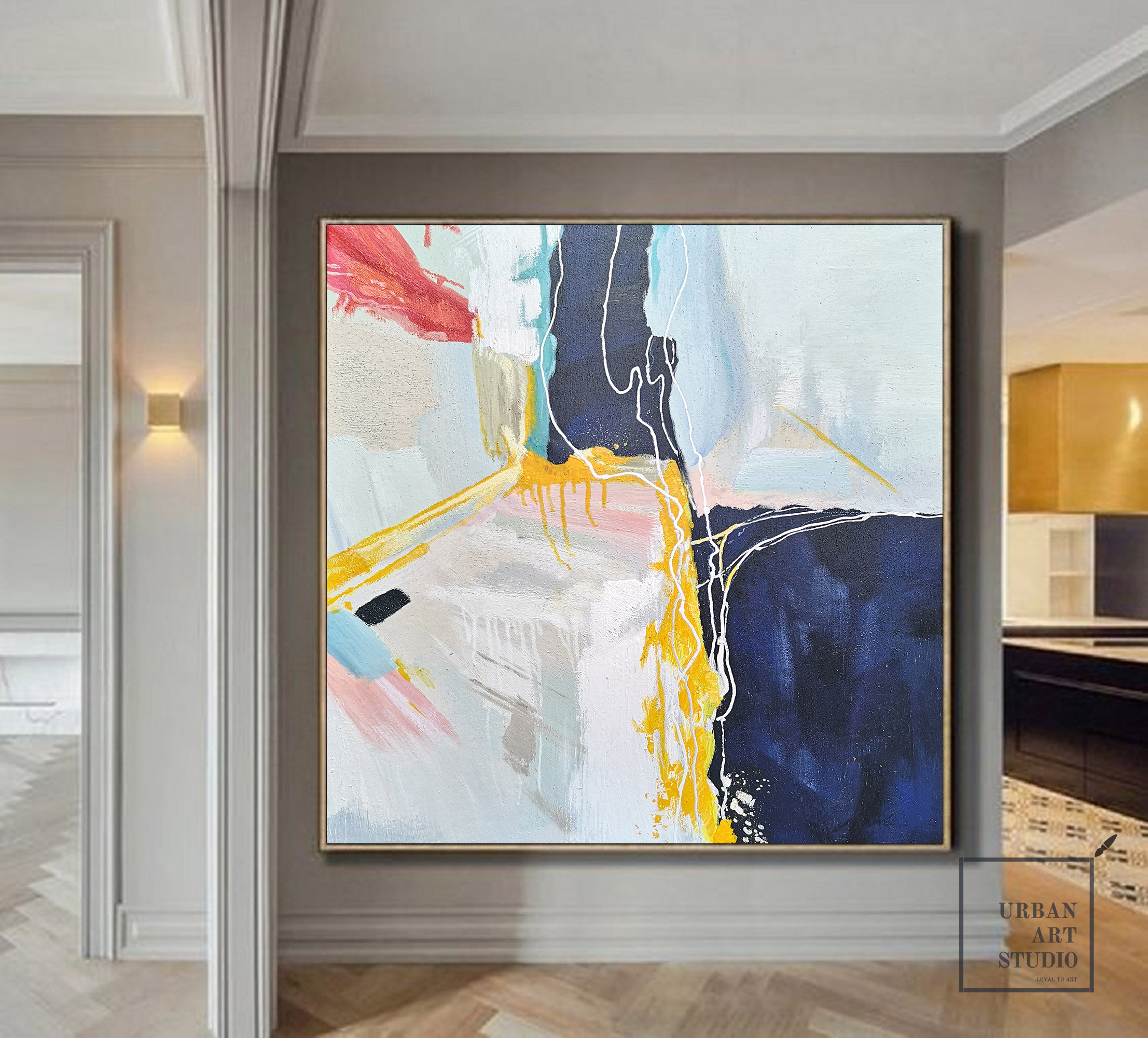 Large Abstract Painting Original Abstract Painting | Etsy