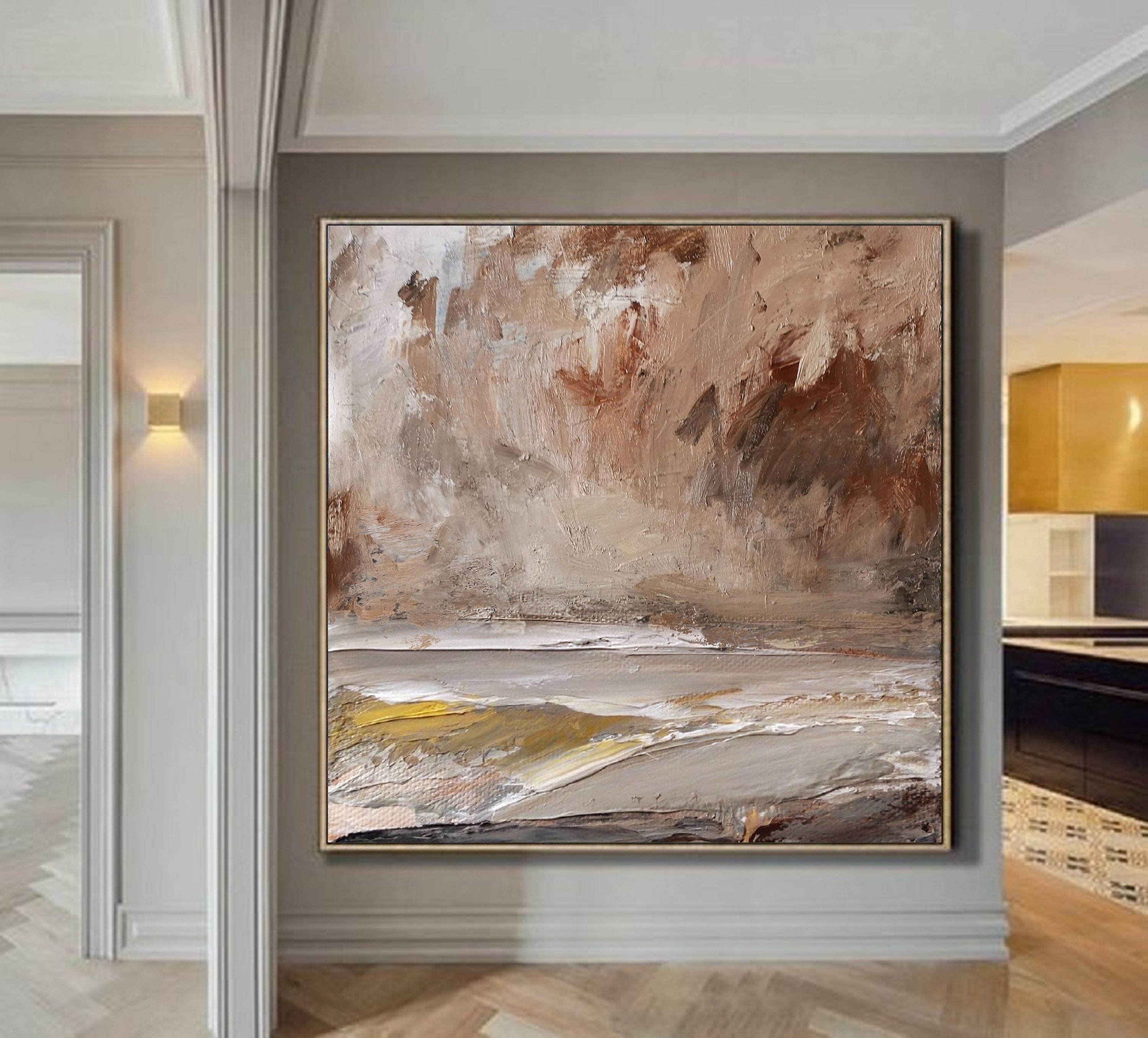 Large Wall Art Abstract Paintingoriginal Large Cloud Abstract | Etsy