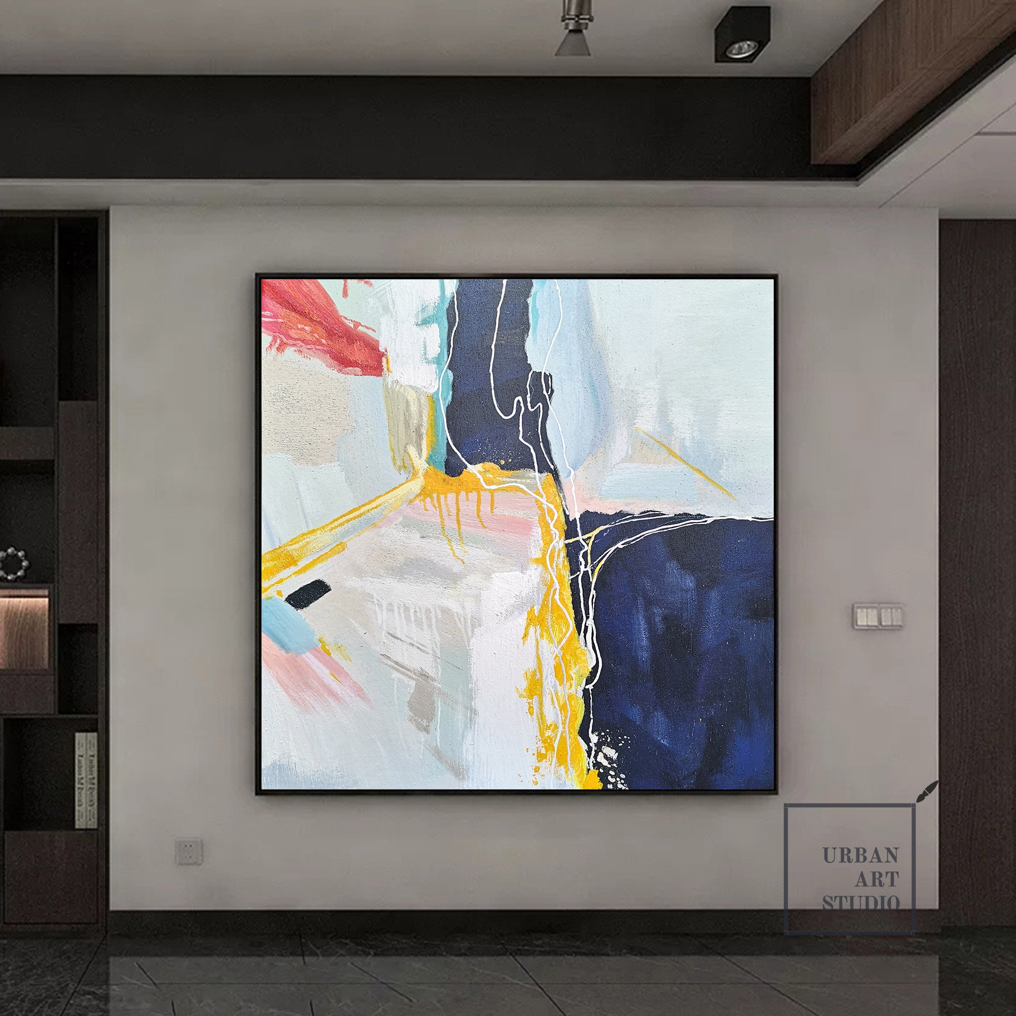 Large Abstract Painting Original Abstract Painting | Etsy