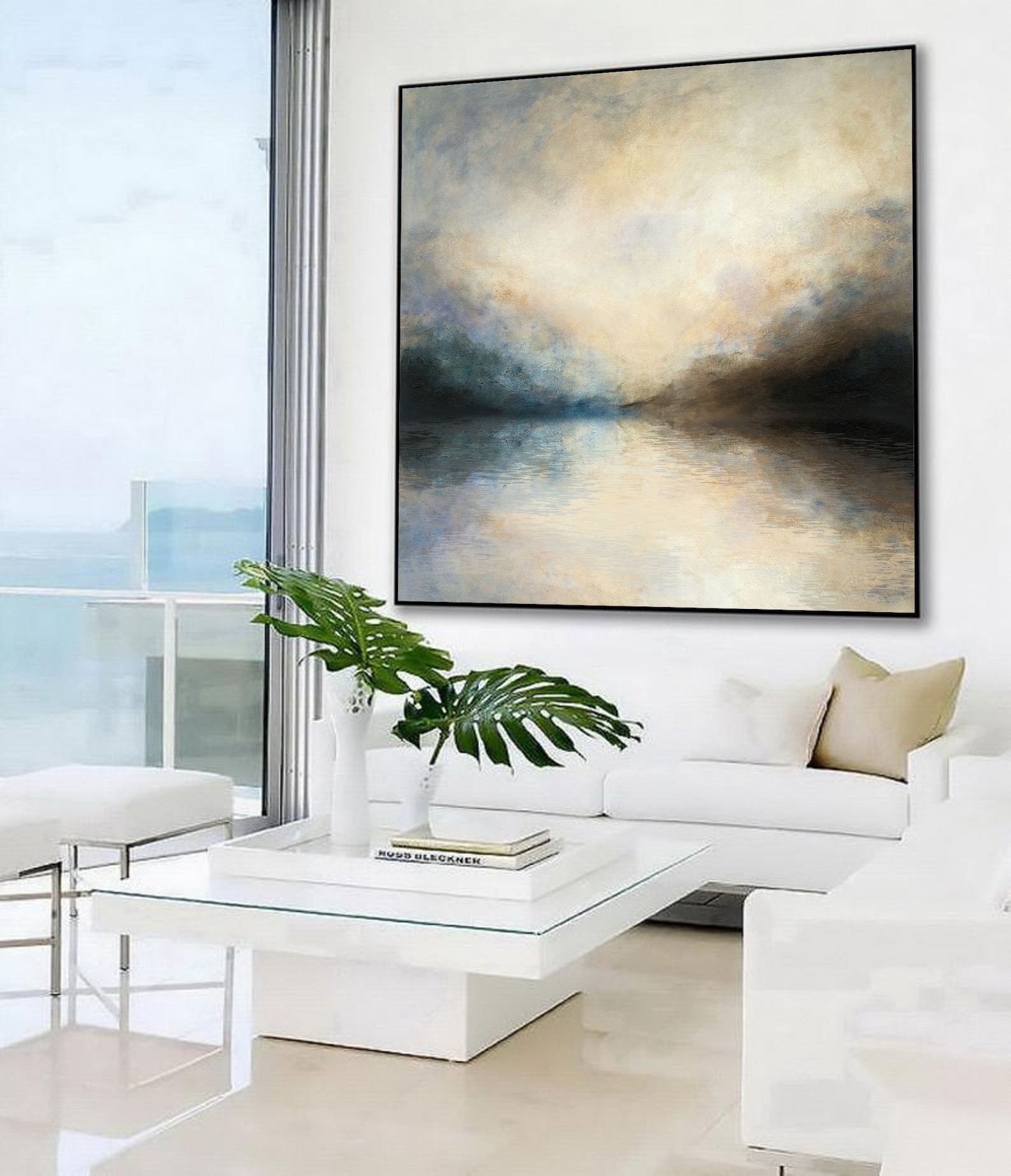 Large Sky Abstract Paintingoriginal Sky Art Paintinglarge - Etsy