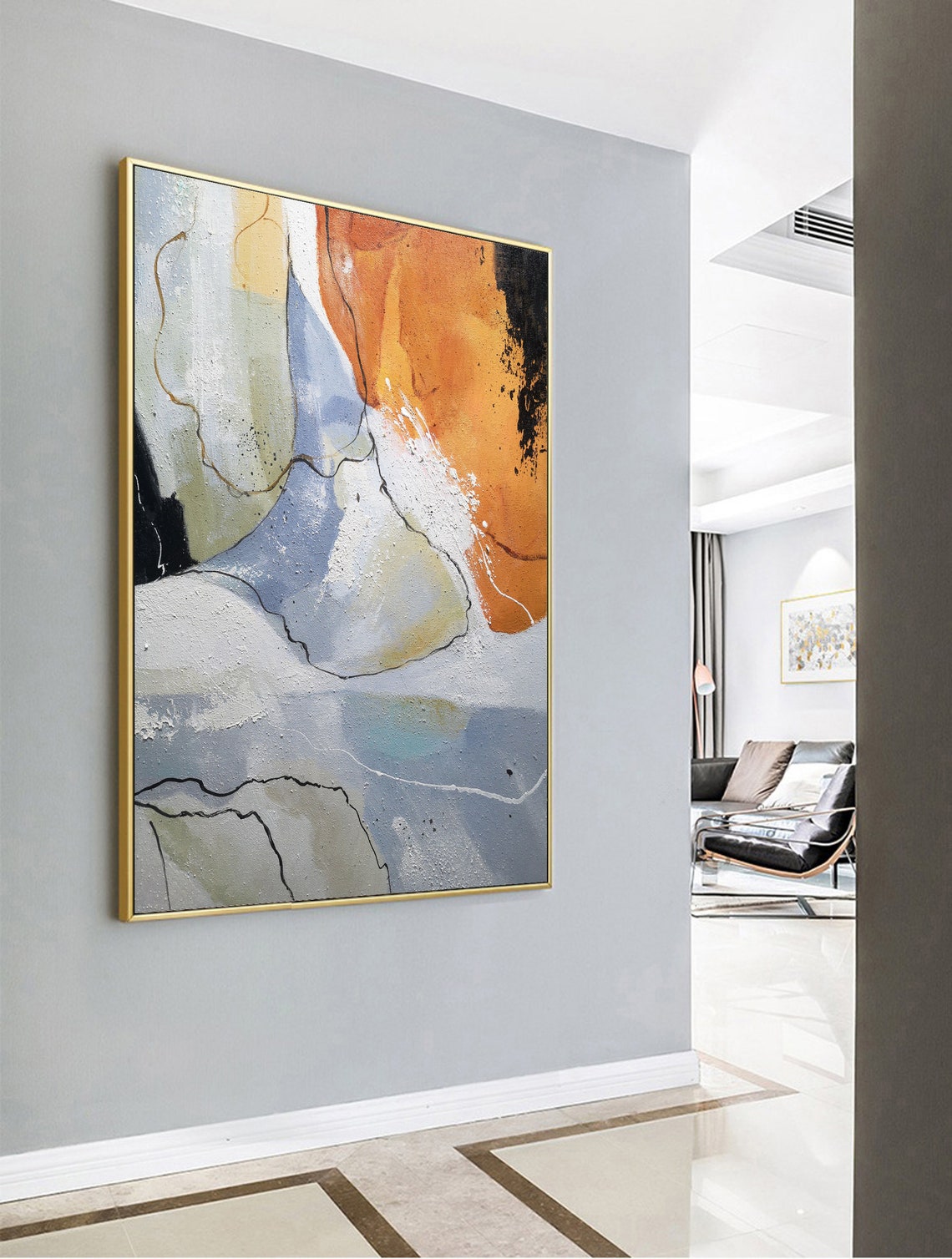 Original Abstract Painting Minimalist Abstract Painting - Etsy