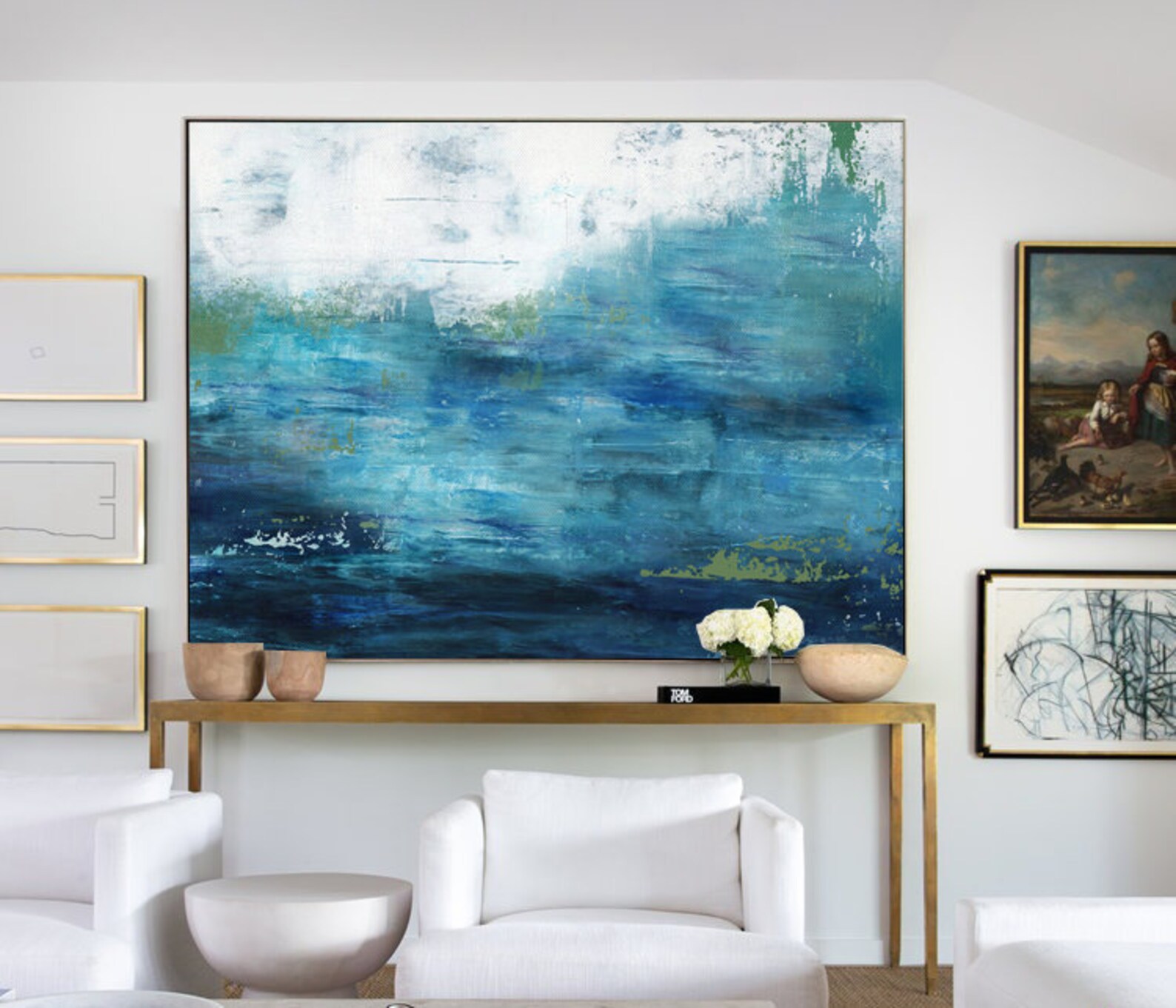 Large Ocean Canvas Oil Painting Large Wall Sea Painting - Etsy