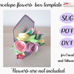 Envelope Template, Box Svg Template, Big Size, Svg Files for Cricut and ...